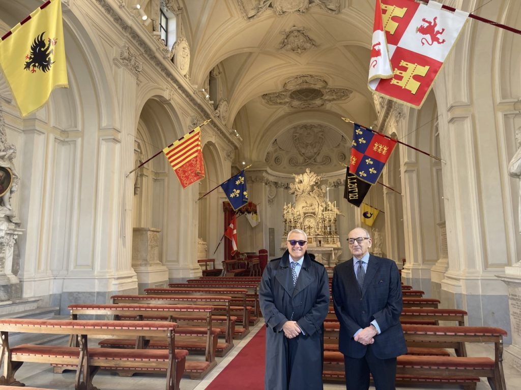 Visit of Mr. Andrew Popper to the Magistral Villa for the Royal meeting ...