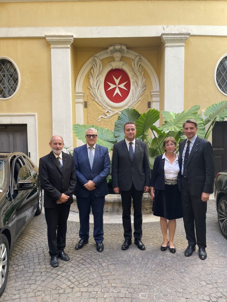 Meeting at the Grand Magistry - Embassy of the Sovereign Order of Malta to Romania