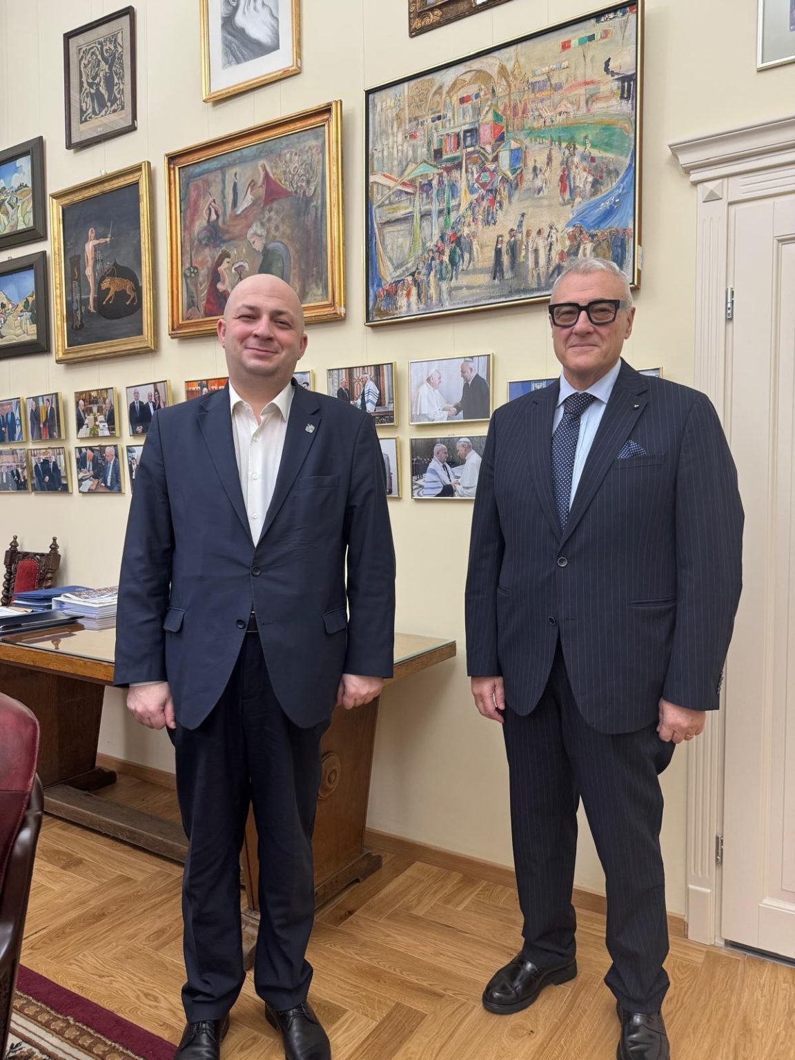 Meeting with Silviu Vexler, President of the Jewish Community of ...